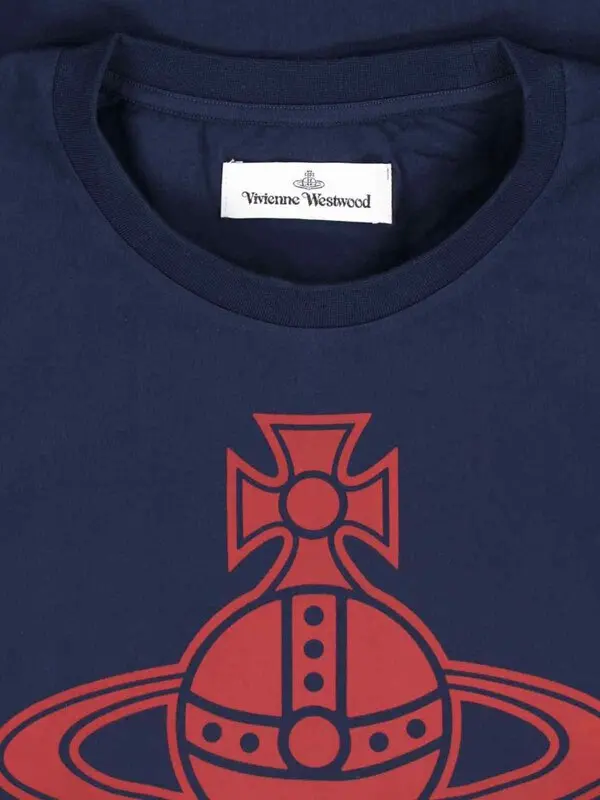 VIVIENNE WESTWOOD Oversized Crewneck T-shirt - Blue