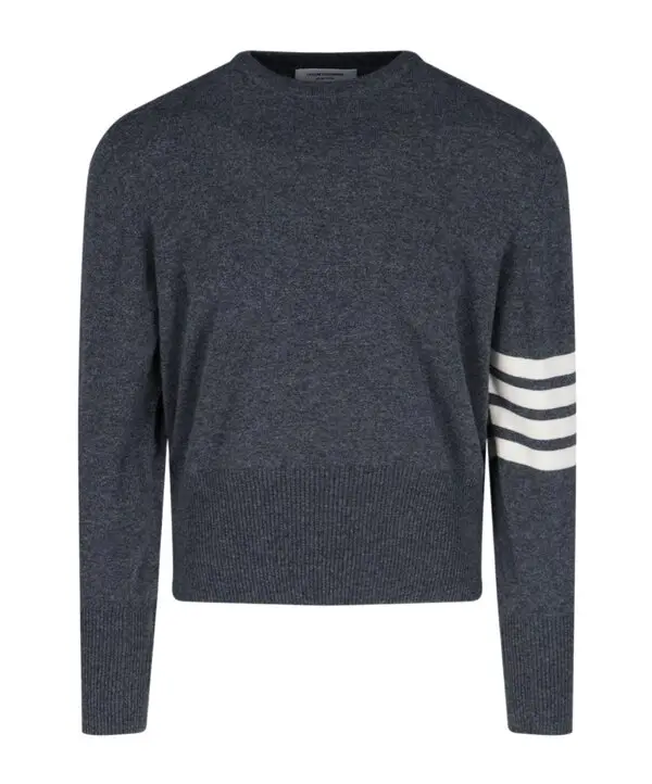 Thom Browne 4-bar Knitted Jumper - Black