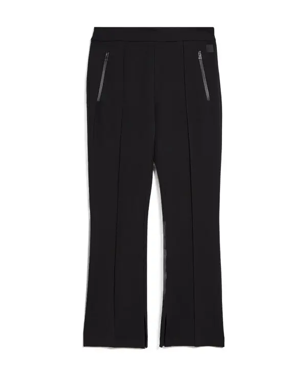 Max Mara Knitted Trousers With Zip Pockets - Black