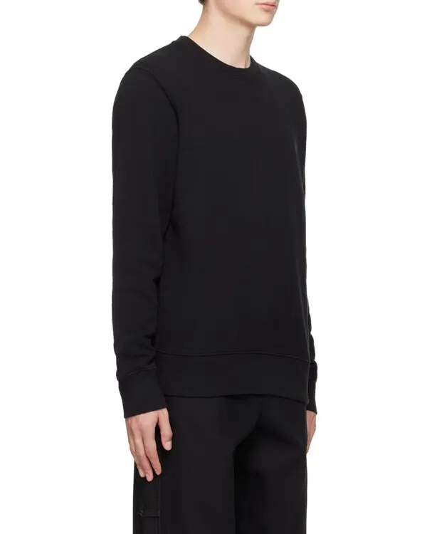 GOLDEN GOOSE Crewneck Sweatshirt With Star Motif - Black