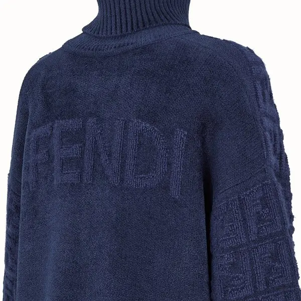 Fendi Knitted Ff Motif Patterned Sweater