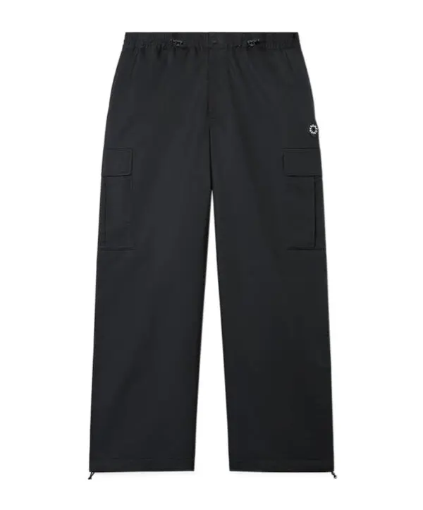 Kenzo Wide-leg Cargo Pants With Drawcord Waist