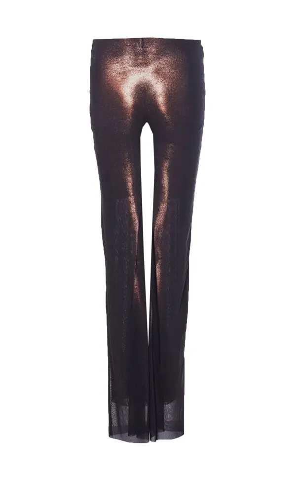 JEAN PAUL GAULTIER Printed Layered Trousers - Black