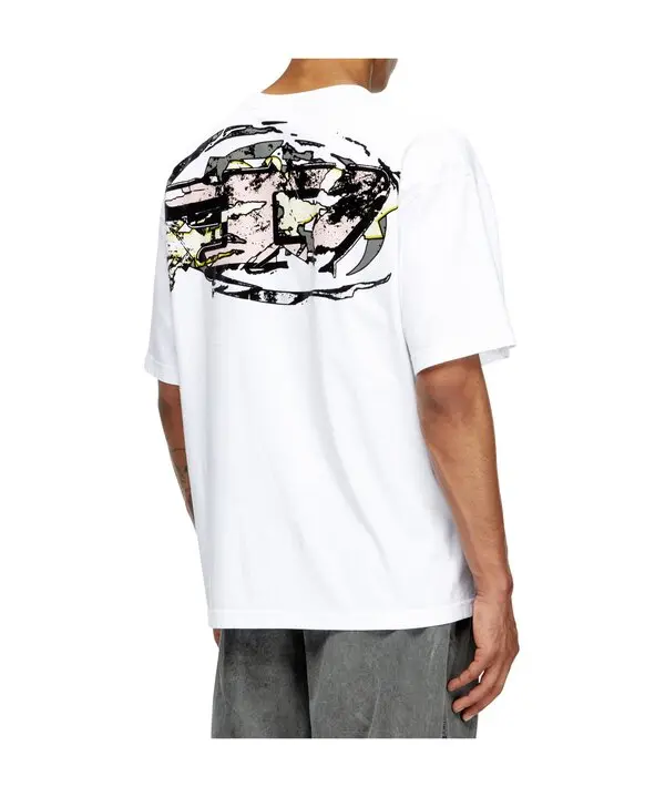 DIESEL® T-boxt-t24 Logo-print T-shirt - White