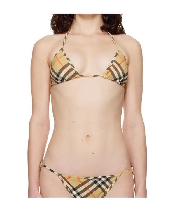 Burberry Checked Bikini Top - Sandipcheck
