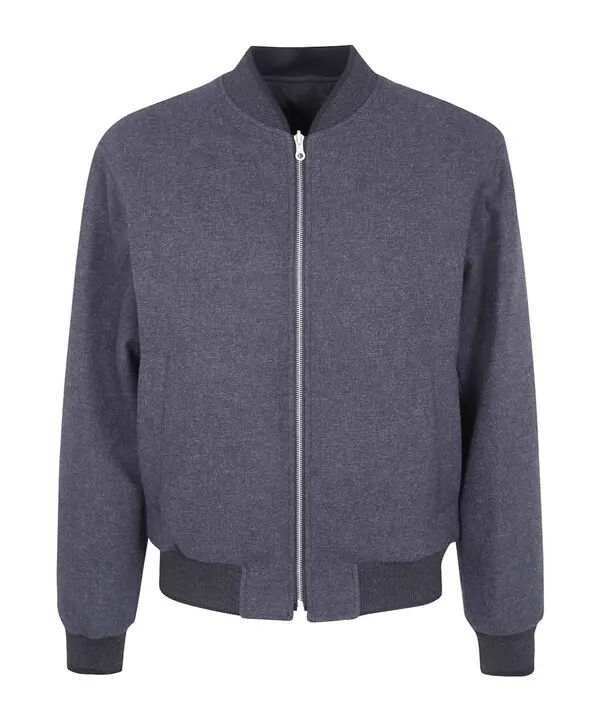 Dries Van Noten Volker Reversible Bomber Jacket - Gray