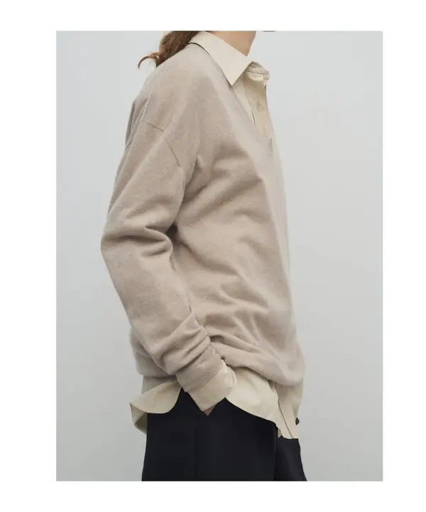 THE ROW Jairo V-neck Jumper - Greige