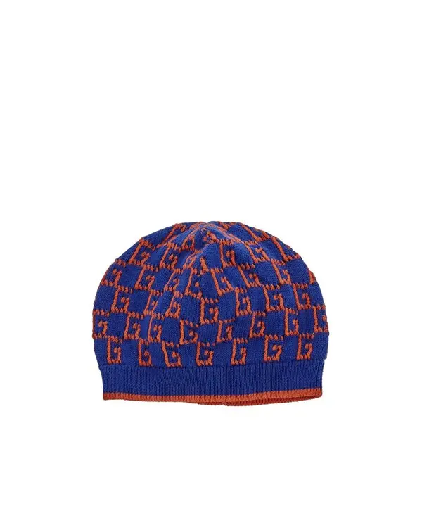 Gucci Logo Beanie - Blue