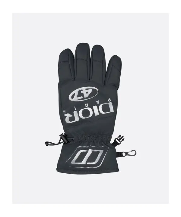 Dior Gloves With Cd And '47 Detail - Black