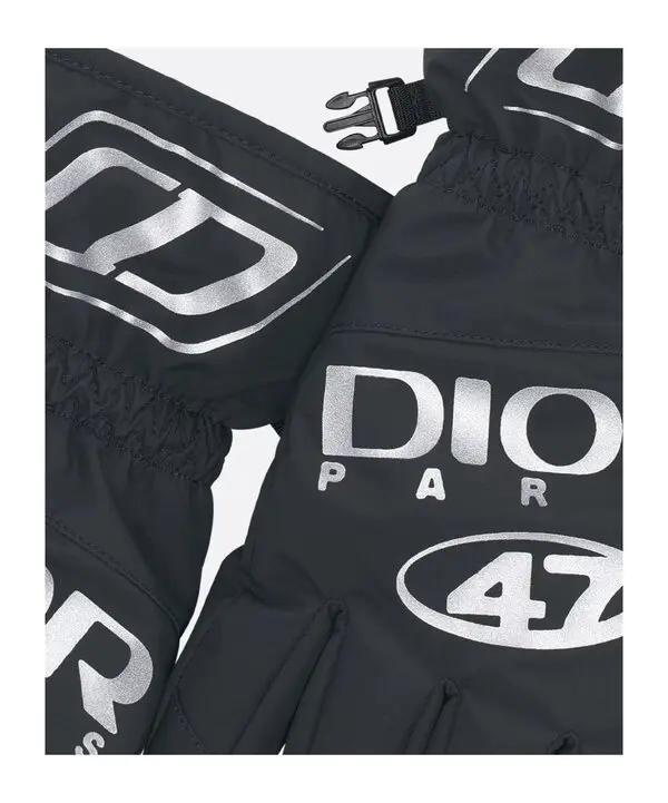 Dior Gloves With Cd And '47 Detail - Black