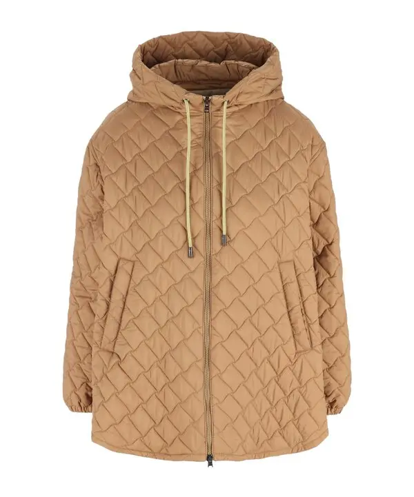 Herno Quilted Drawstring Hooded Coat