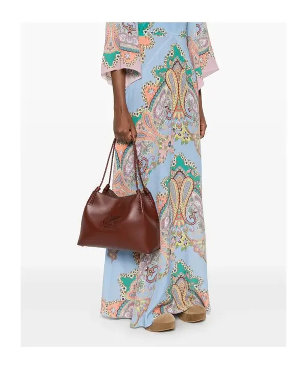 Etro Small Libra Tote Bag - Brown