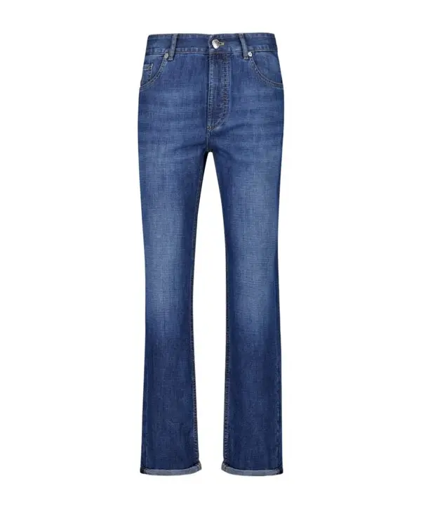 Brunello Cucinelli Straight-leg Jeans - Blue