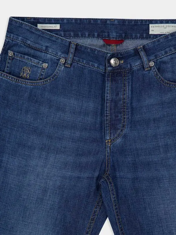 Brunello Cucinelli Straight-leg Jeans - Blue