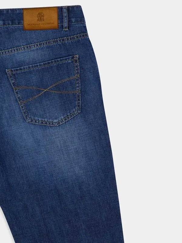 Brunello Cucinelli Straight-leg Jeans - Blue