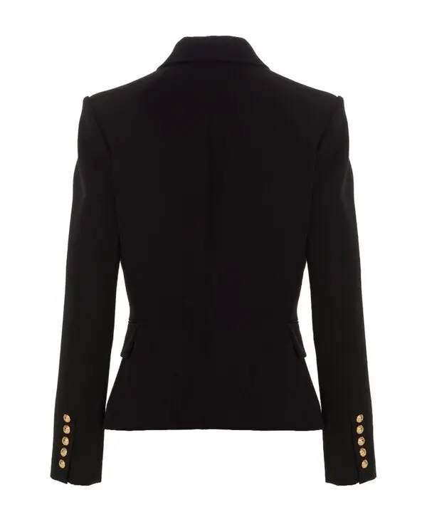 Balmain Button Embellished Tailored Blazer - Black
