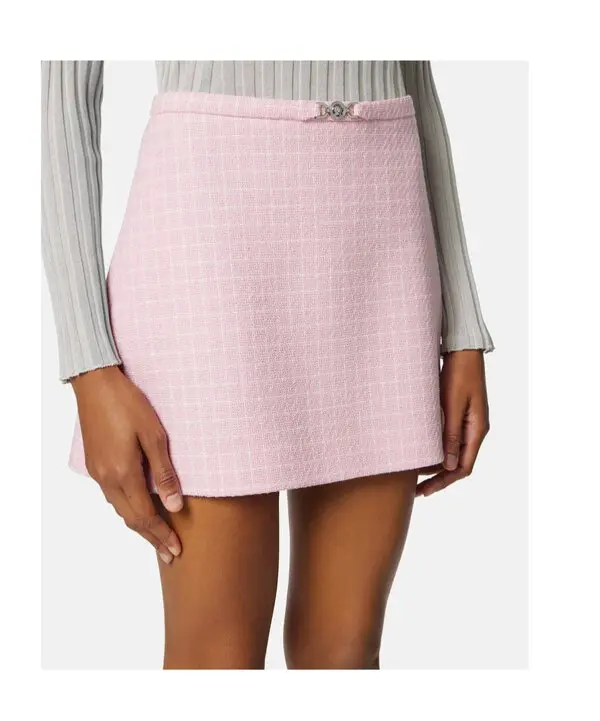 Versace Plaid Skirt