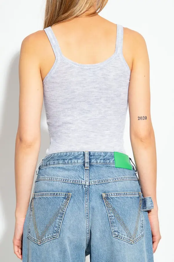 Bottega Veneta Slim Tank Top - White