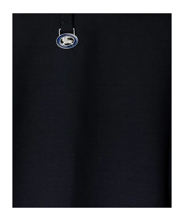 Burberry Tailored Straight-leg Trousers With Equestrian Knight Logo Detail