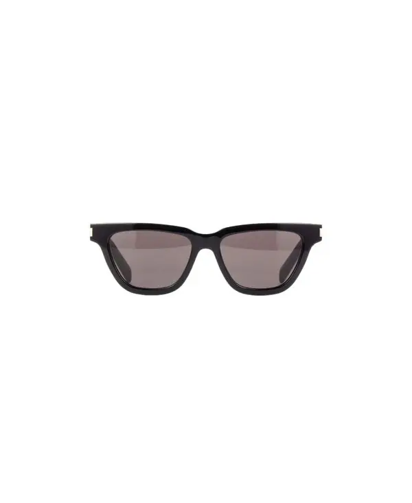 Saint Laurent Logo Detail Sunglasses - Gray