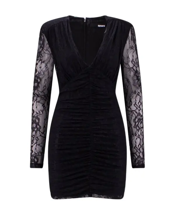 ROTATE BY BIRGER CHRISTENSEN V-neck Lace Dress