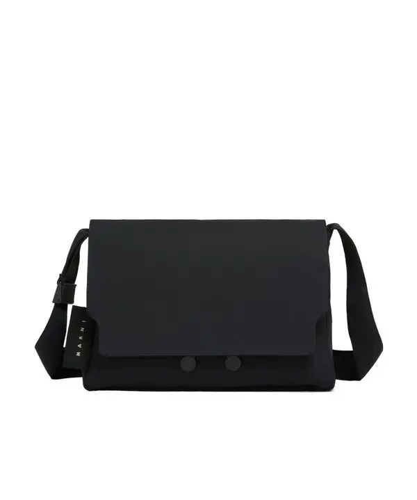 Marni Cordura Crossbody Bag - Black