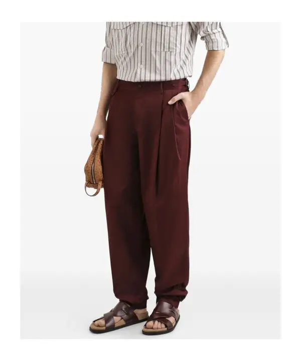 Dolce & Gabbana Pleated Trousers - Brown