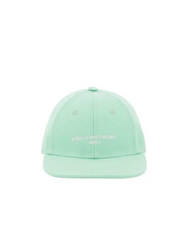 Stella McCartney Logo Embroidered Baseball Cap - Green
