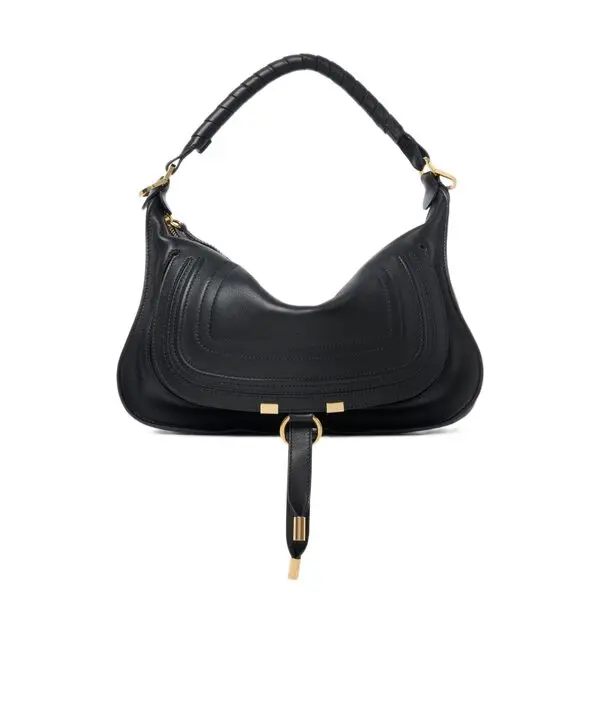Chloé Marcie Shoulder Bag - Black