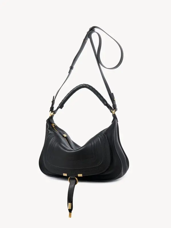 Chloé Marcie Shoulder Bag - Black