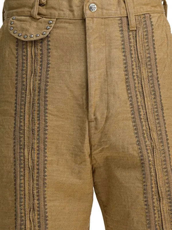 Kapital Belt Loop Shorts - Green