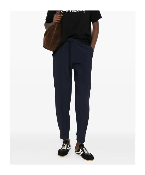 Herno Drawstring Tapered Pants - Black