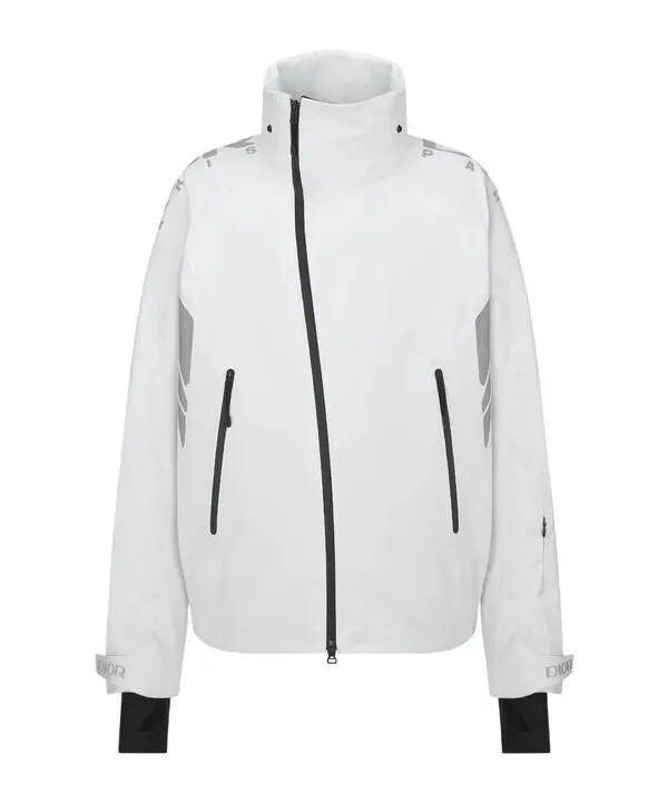 Dior And Descente Ski Parka With Hood - White