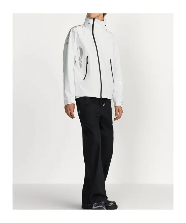 Dior And Descente Ski Parka With Hood - White