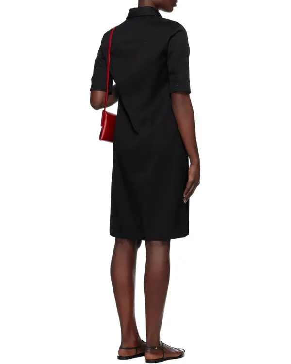 JIL SANDER Lightweight Gabardine Long Shirt