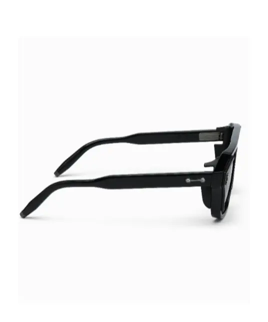 AKONI Geometric Sunglasses - Black