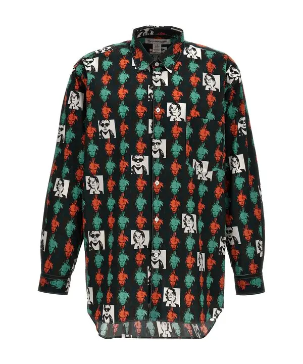 Comme Des Garçons Andy Warhol All-over Printed Shirt