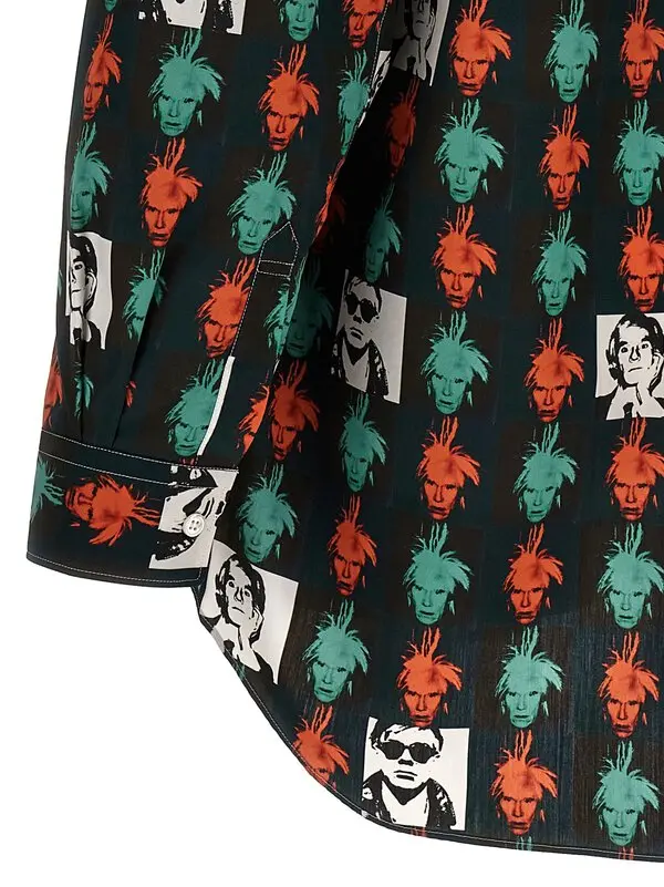 Comme Des Garçons Andy Warhol All-over Printed Shirt