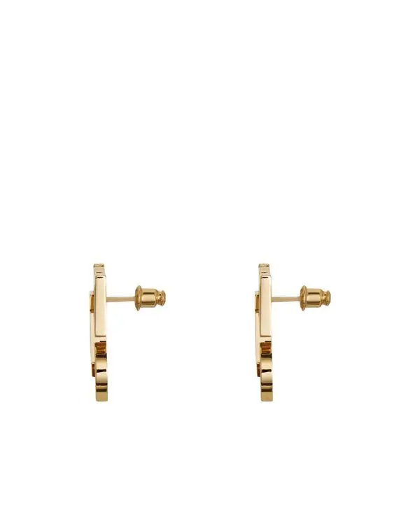 FERRAGAMO Four Gancini Clip On Earrings - Golden