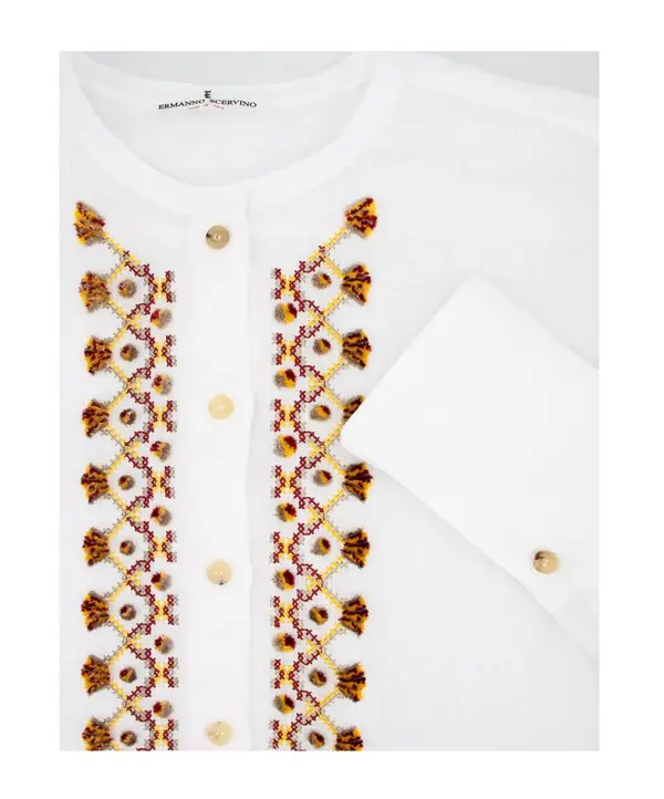 Ermanno Scervino Embroidered Button-up Shirt