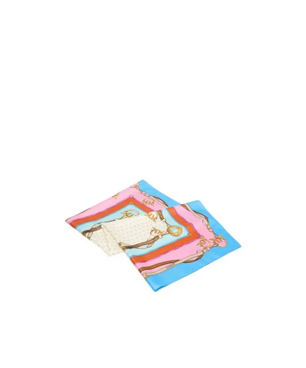Pinko Limbo Graphic Printed Scarf - Nude