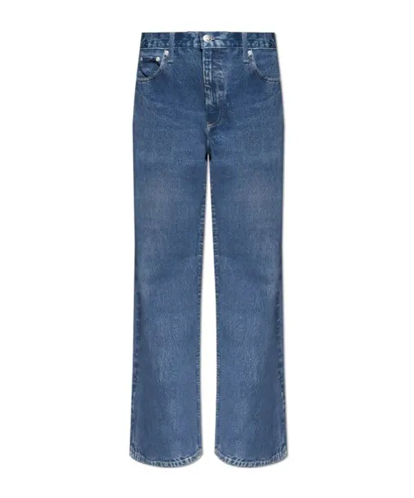 RAG  BONE Rag Bone High-rise Straight-leg Jeans