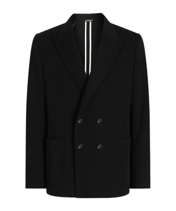 Dolce & Gabbana Double-breasted Silk Blazer