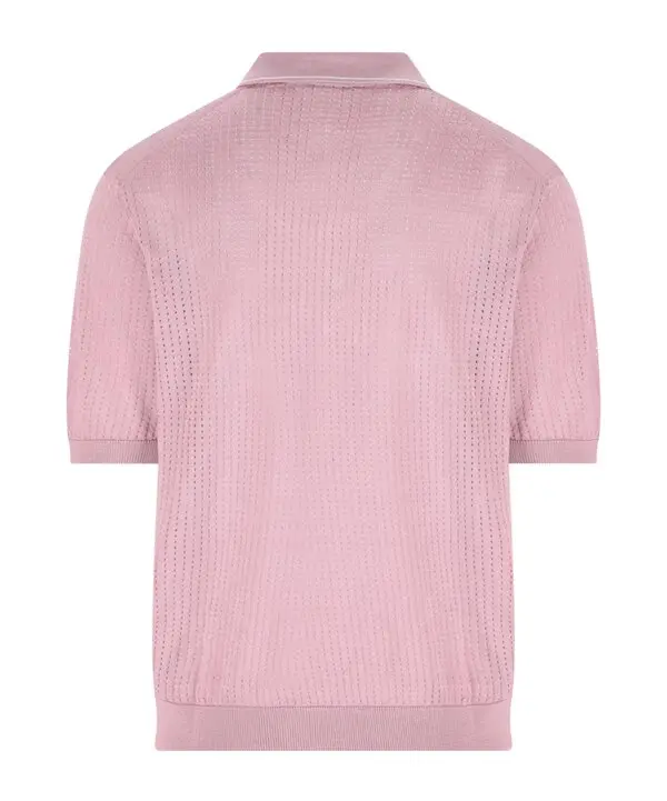 Tagliatore Short-sleeved Polo Shirt - Pink
