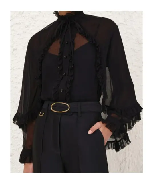 Zimmermann Illuminate Frill Shirt