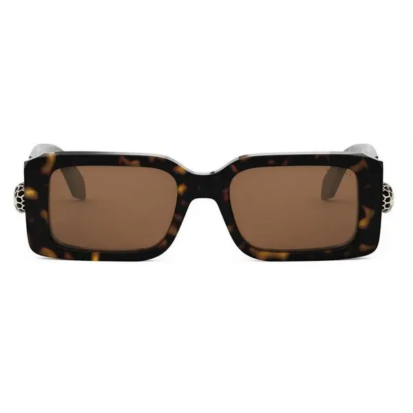 BVLGARI Rectangular Frame Sunglasses - Brown