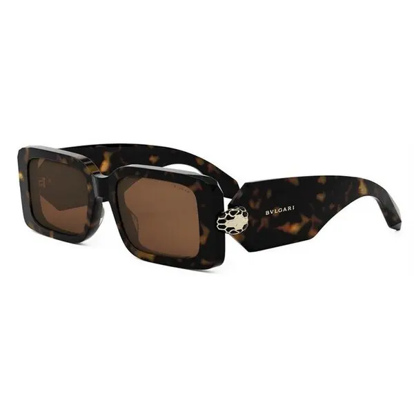 BVLGARI Rectangular Frame Sunglasses - Brown