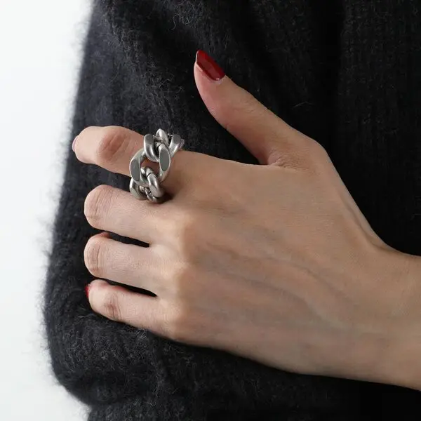 JIL SANDER Chain Link Ring