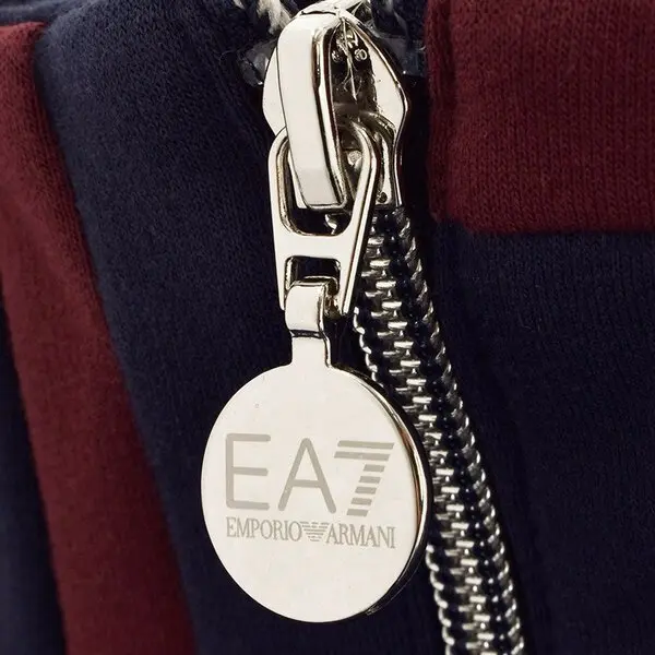 EA7 High Collar Zip Up Sweater