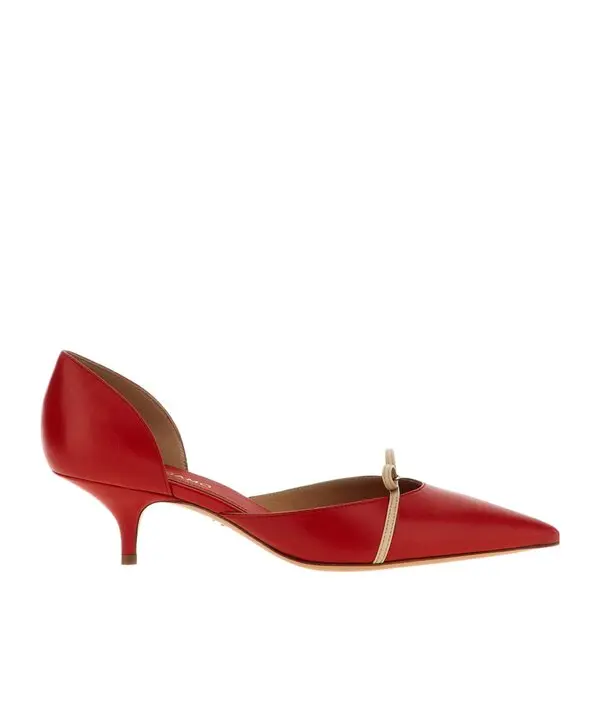FERRAGAMO Gyoia Pointed High Heels - Red